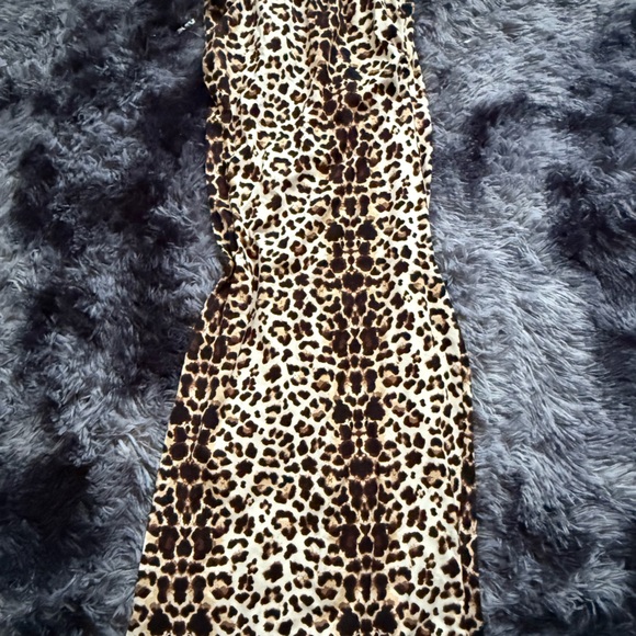 Absolutely | Dresses | Absolutely Love It Leopard Print Strapless Y2k ...